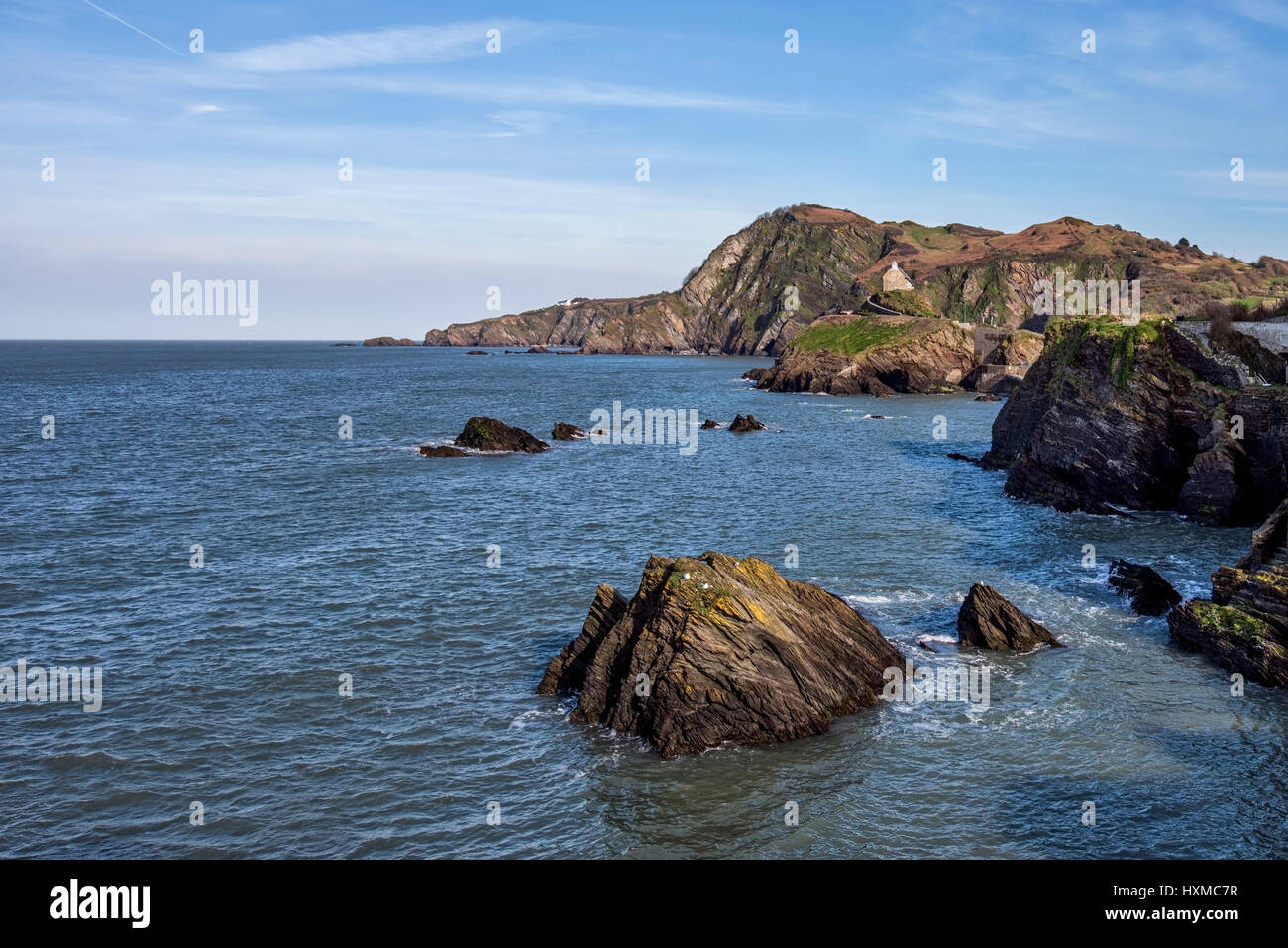 Hele Bay in North Devon in England Stock Photo - Alamy