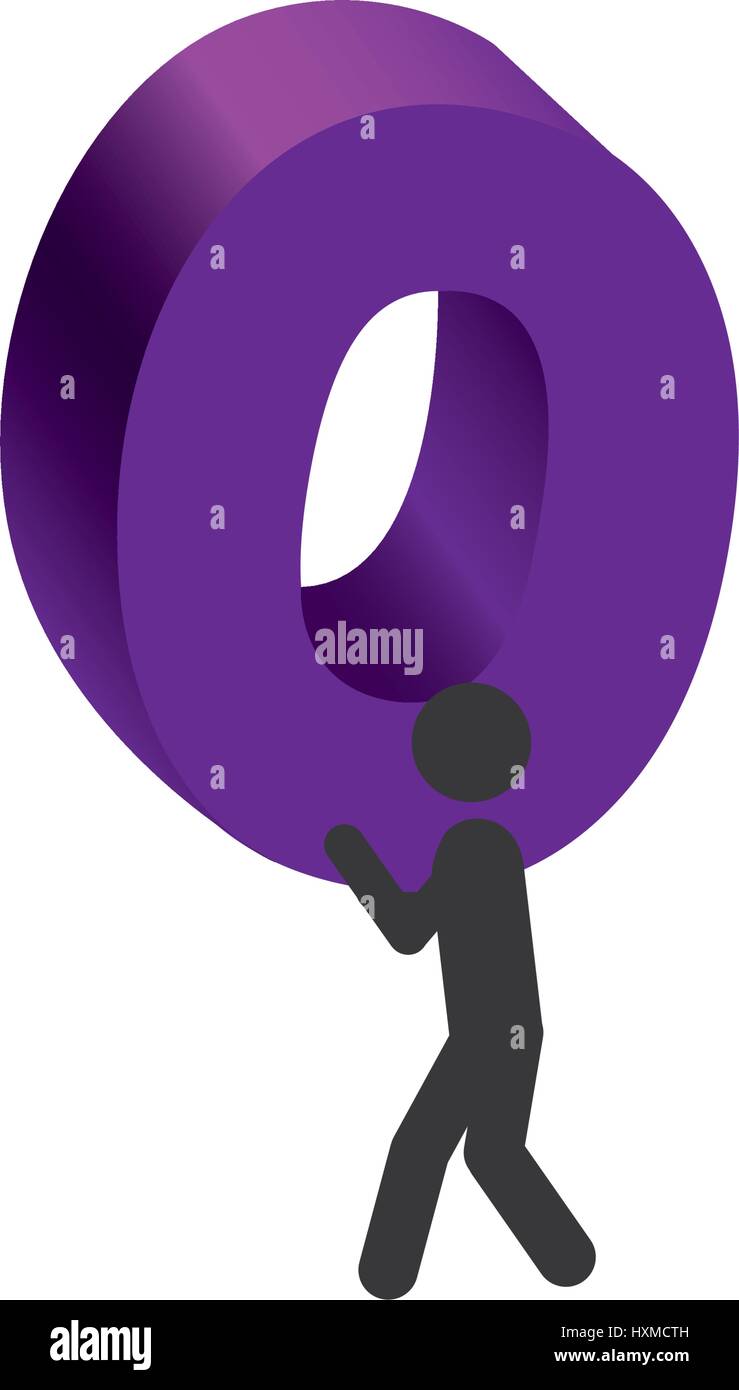 person with o symbol in his shoulder Stock Vector Image & Art - Alamy