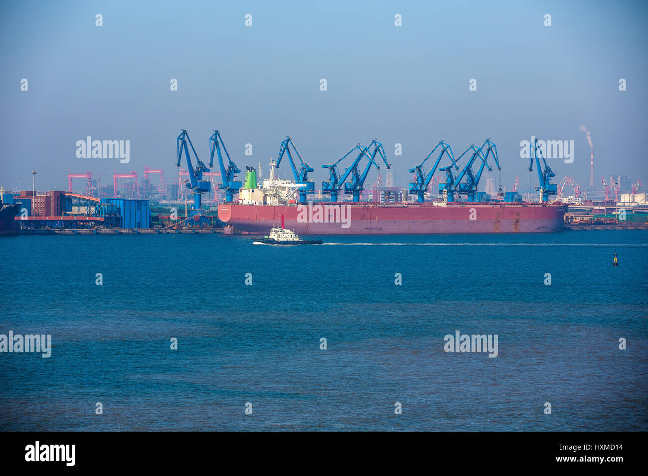Tianjin port in China Stock Photo - Alamy