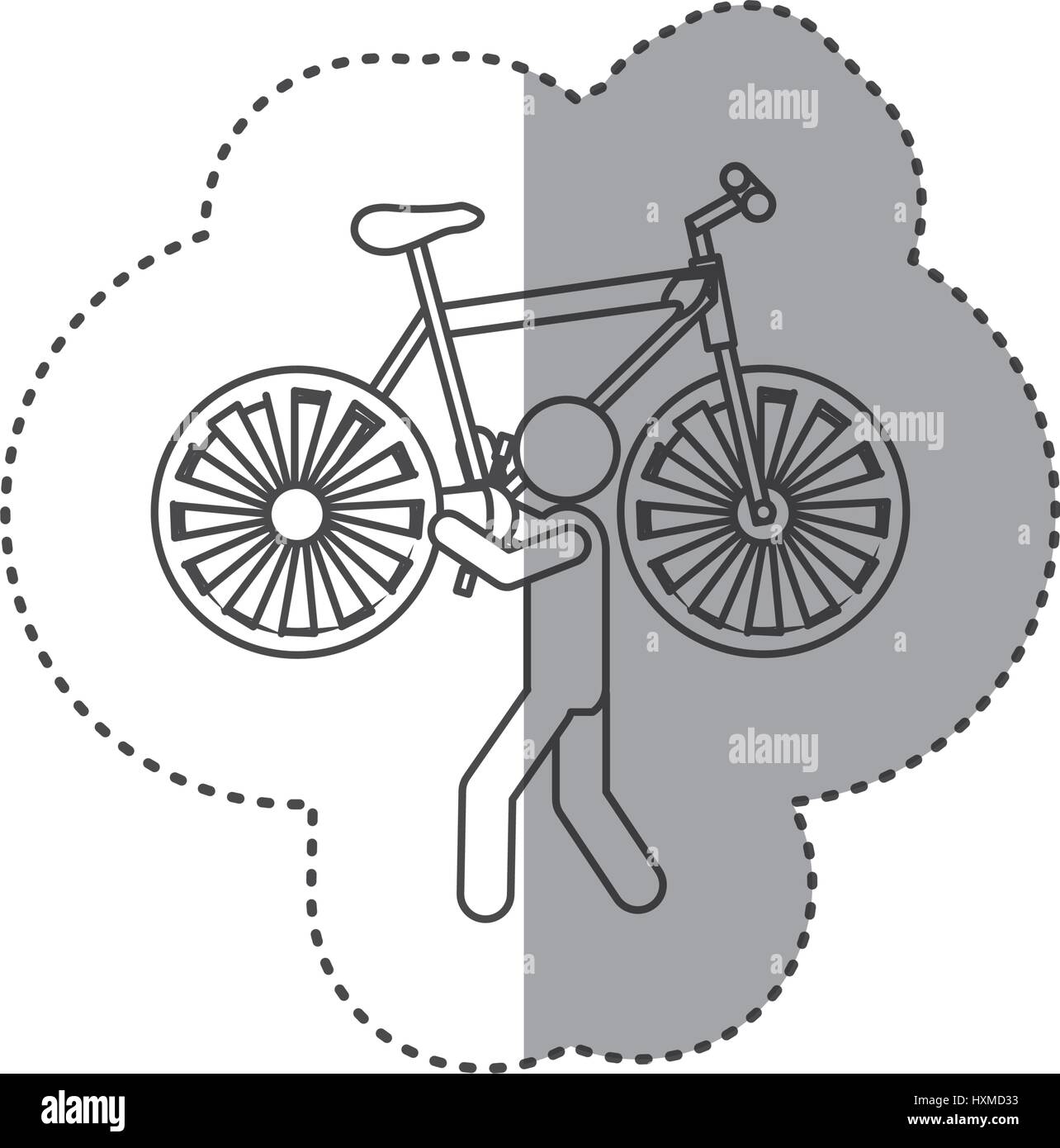 Shoulder ride Stock Vector Images - Alamy