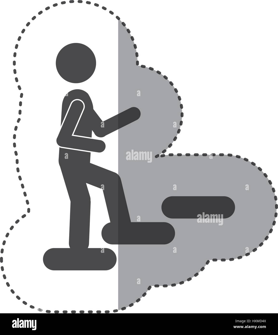 black person up the stairs icon Stock Vector Image & Art - Alamy