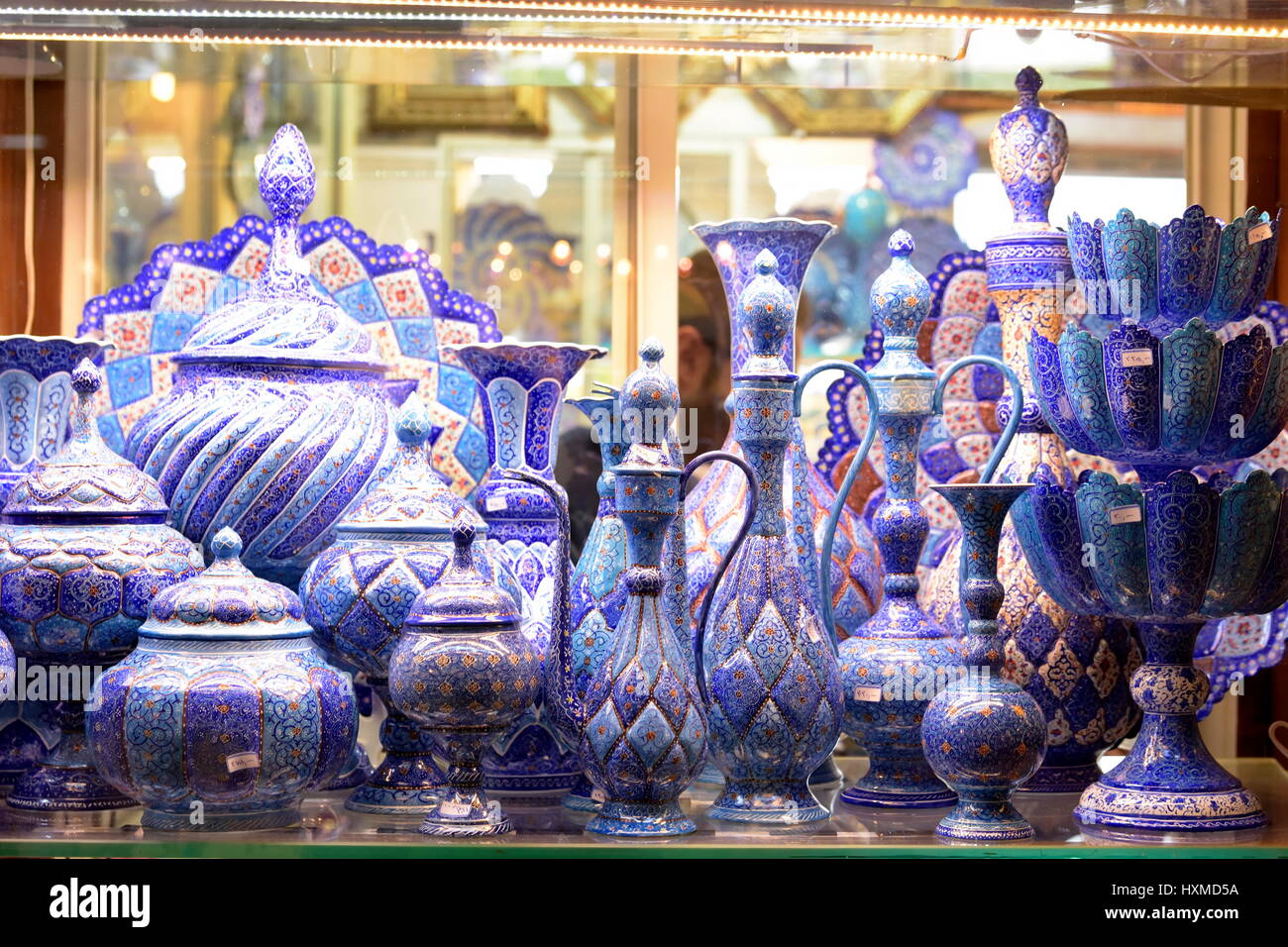 Handicraft made in Esfahan, Isfahan Grand Bazaar, Naqsh-e Jahan Square ...