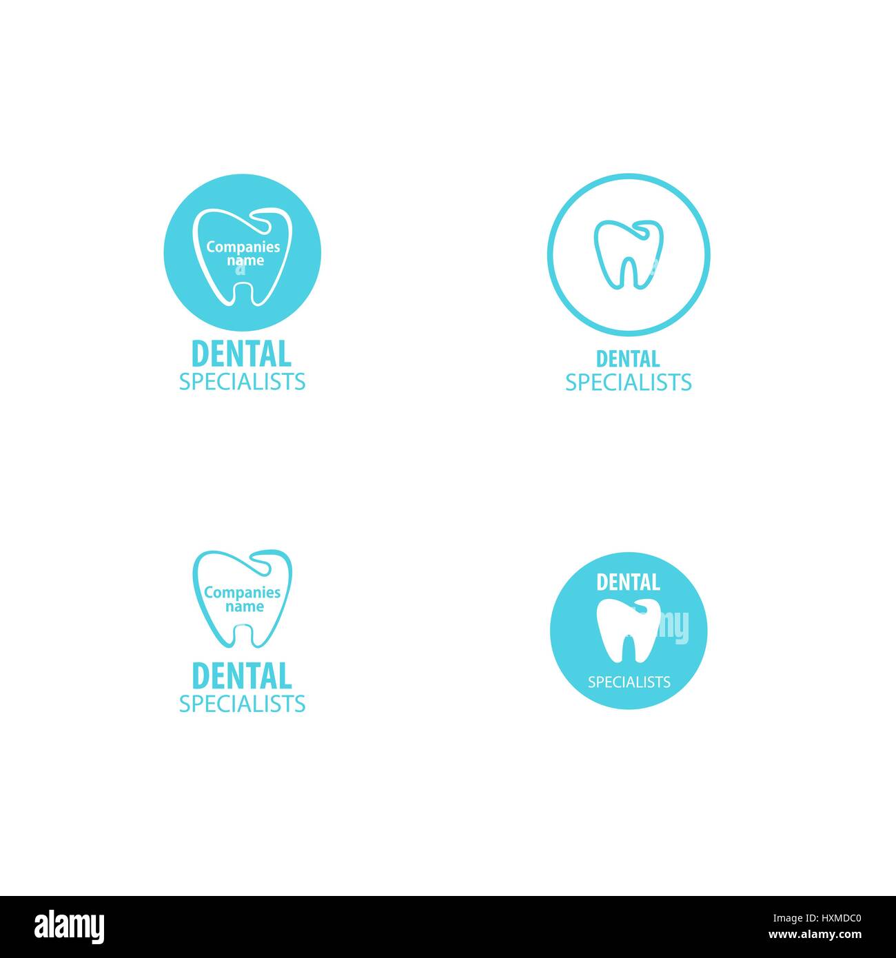 Smile with teeth logo hi-res stock photography and images - Alamy