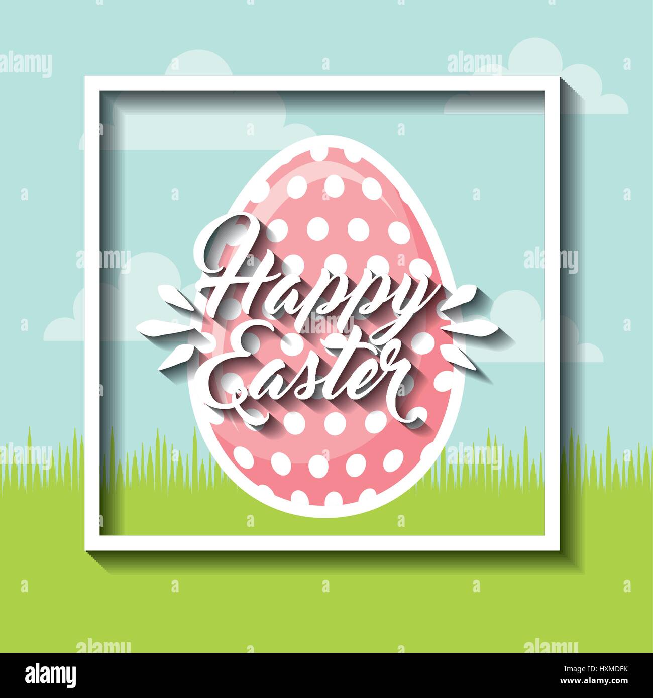happy easter design Stock Vector Image & Art - Alamy