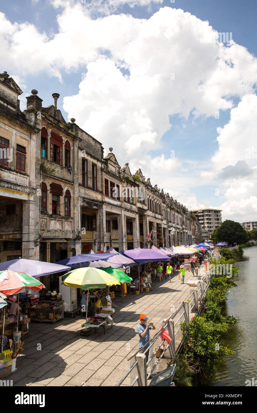 The overhang of Chikan town in Yangjiang city,Guangdong province,China ...