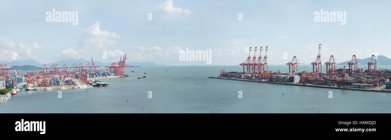 Shekou Container Terminal of Shenzhen city,Guangdong Province,China ...