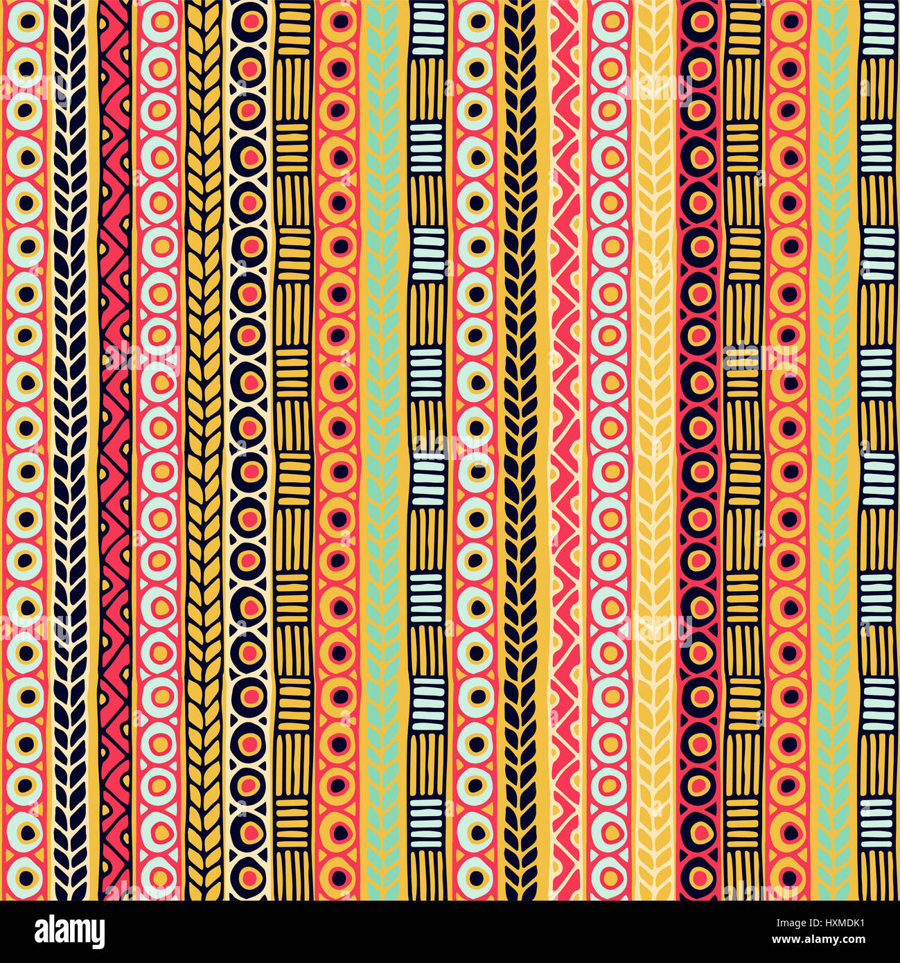 Seamless tribal texture. Tribal seamless texture. Vintage ethnic seamless backdrop. Boho stripes ...