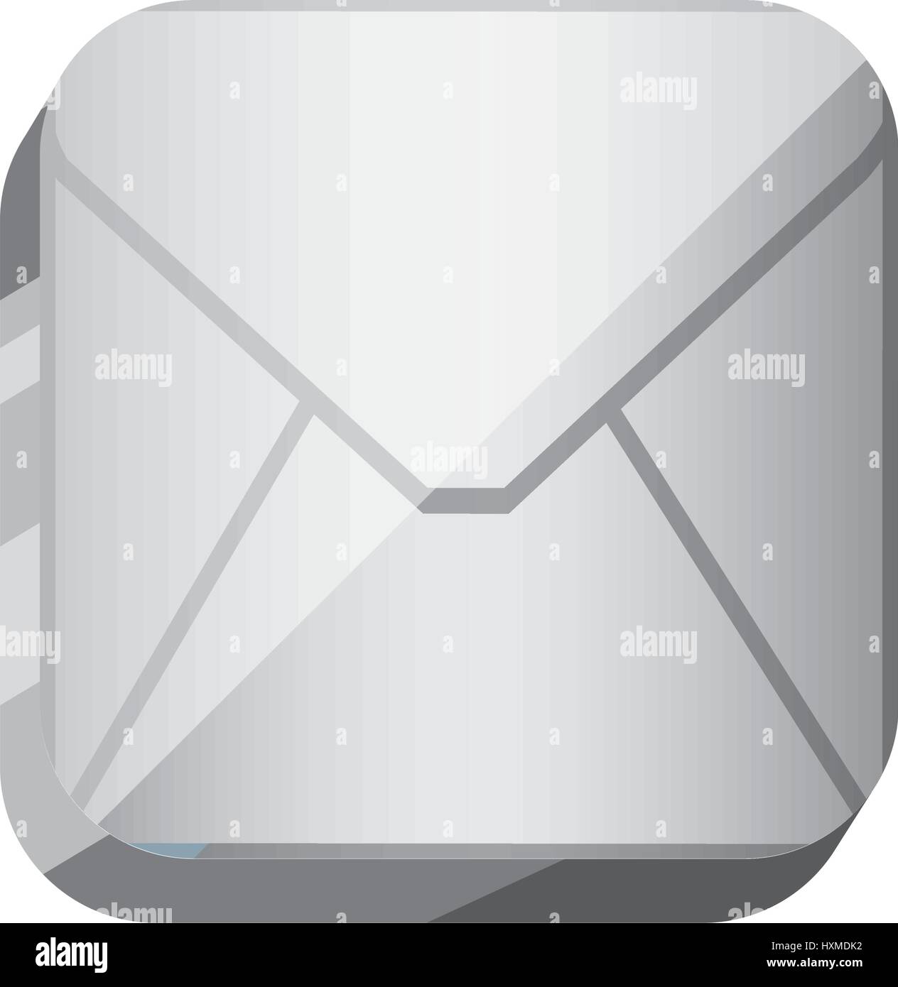 3d close letter message icon Stock Vector Image & Art - Alamy