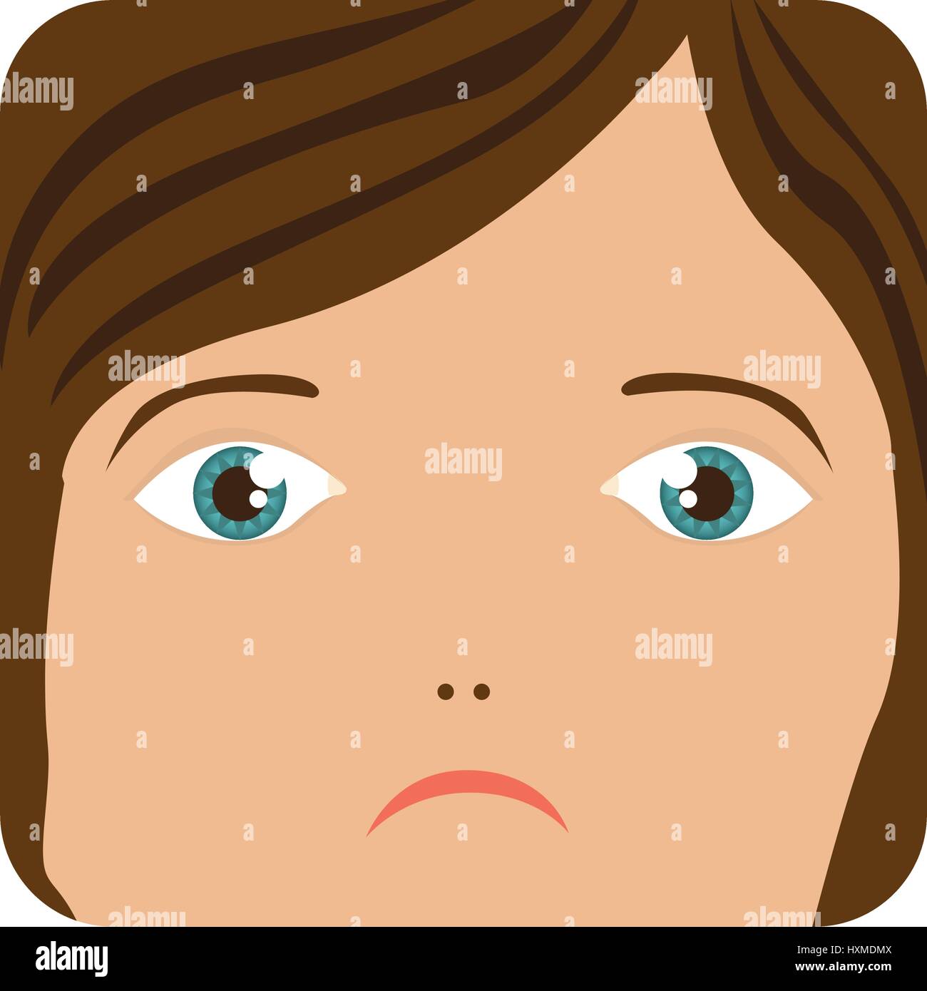 Illustration Woman Sad Cartoon Stock Photos & Illustration Woman Sad ...