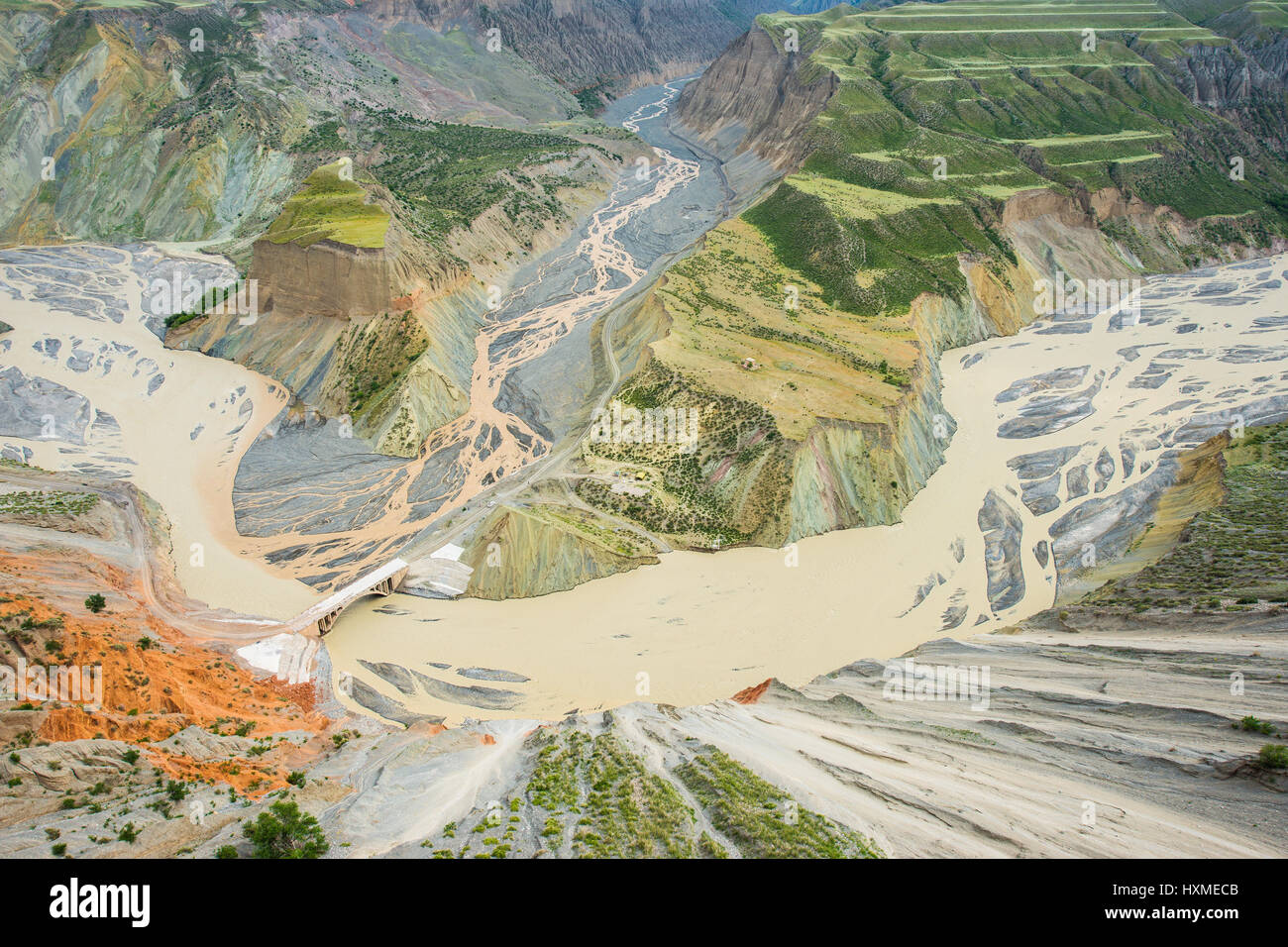 Kuitun Grand Canyon,Sinkiang,China Stock Photo - Alamy