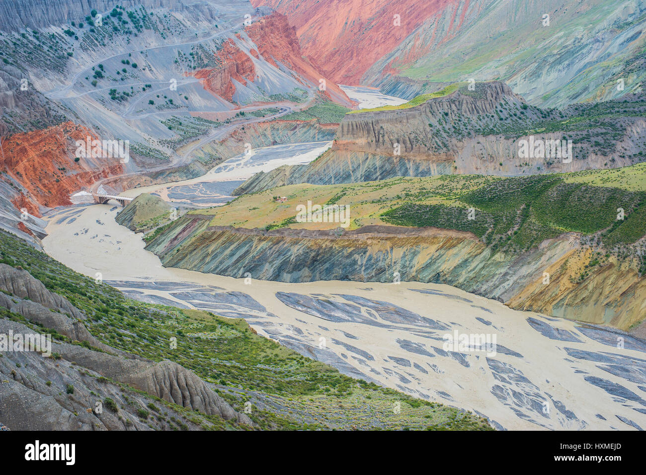 Kuitun Grand Canyon,Sinkiang,China Stock Photo - Alamy
