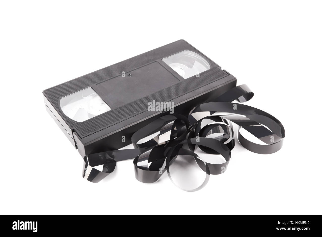 VHS tape isolated on a white background Stock Photo - Alamy