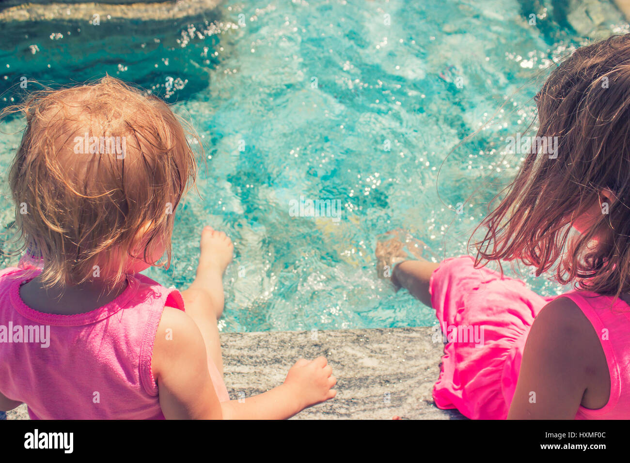 Kids pool edge hi-res stock photography and images - Alamy
