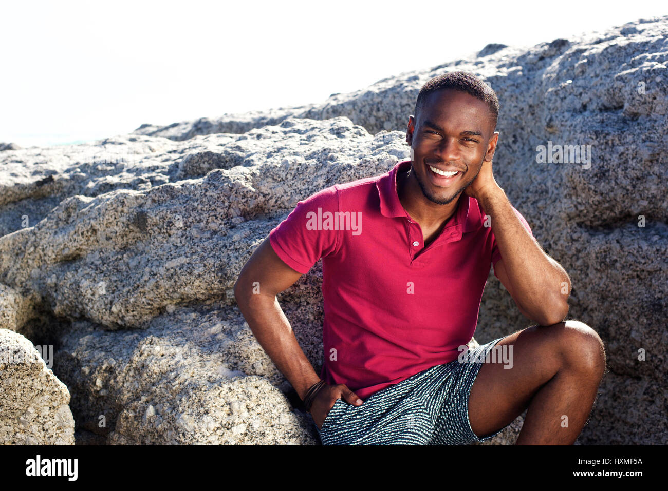 Young friendly american man hi-res stock photography and images - Alamy