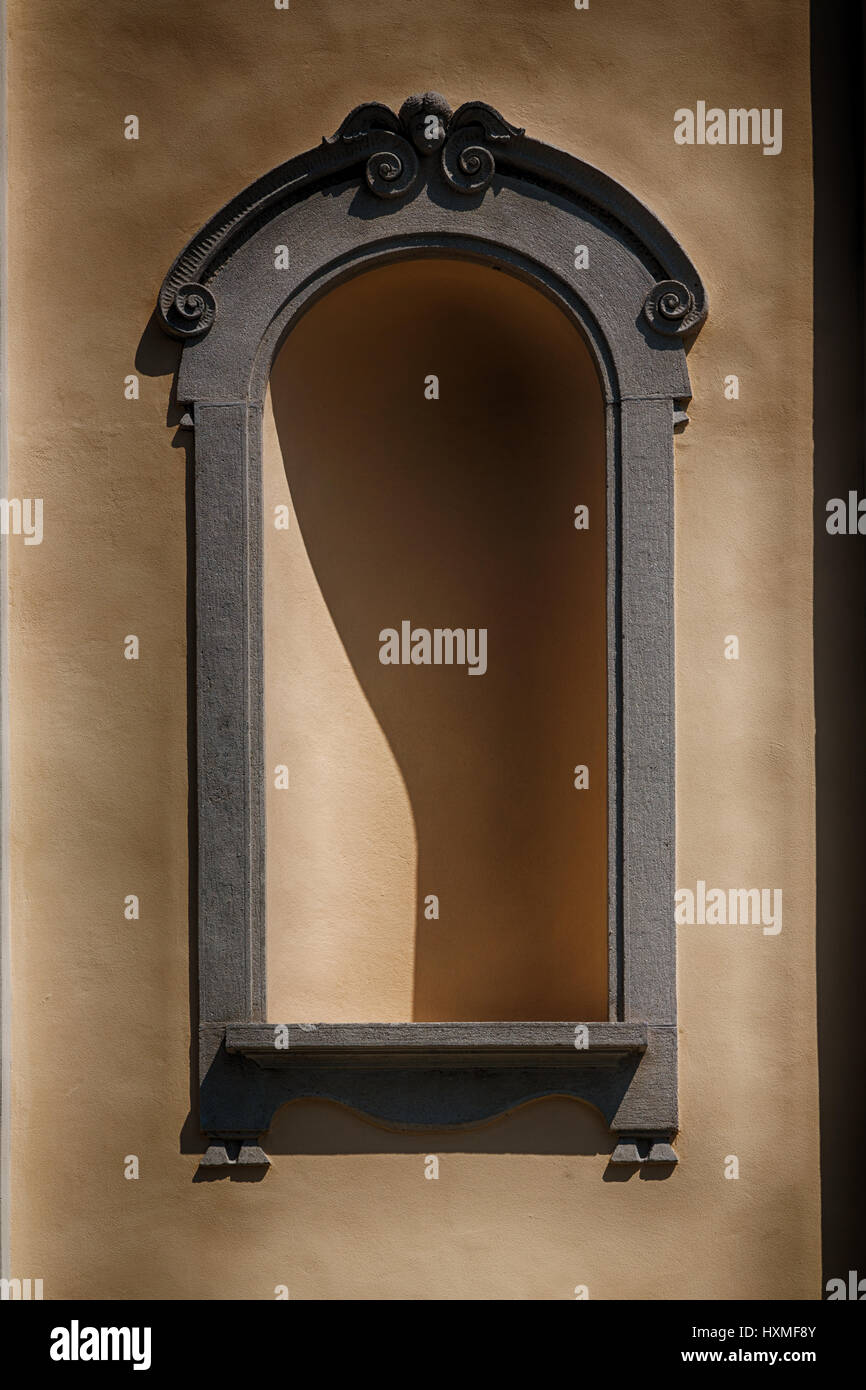 in italy antique historical medieval decoration wall and window Stock ...