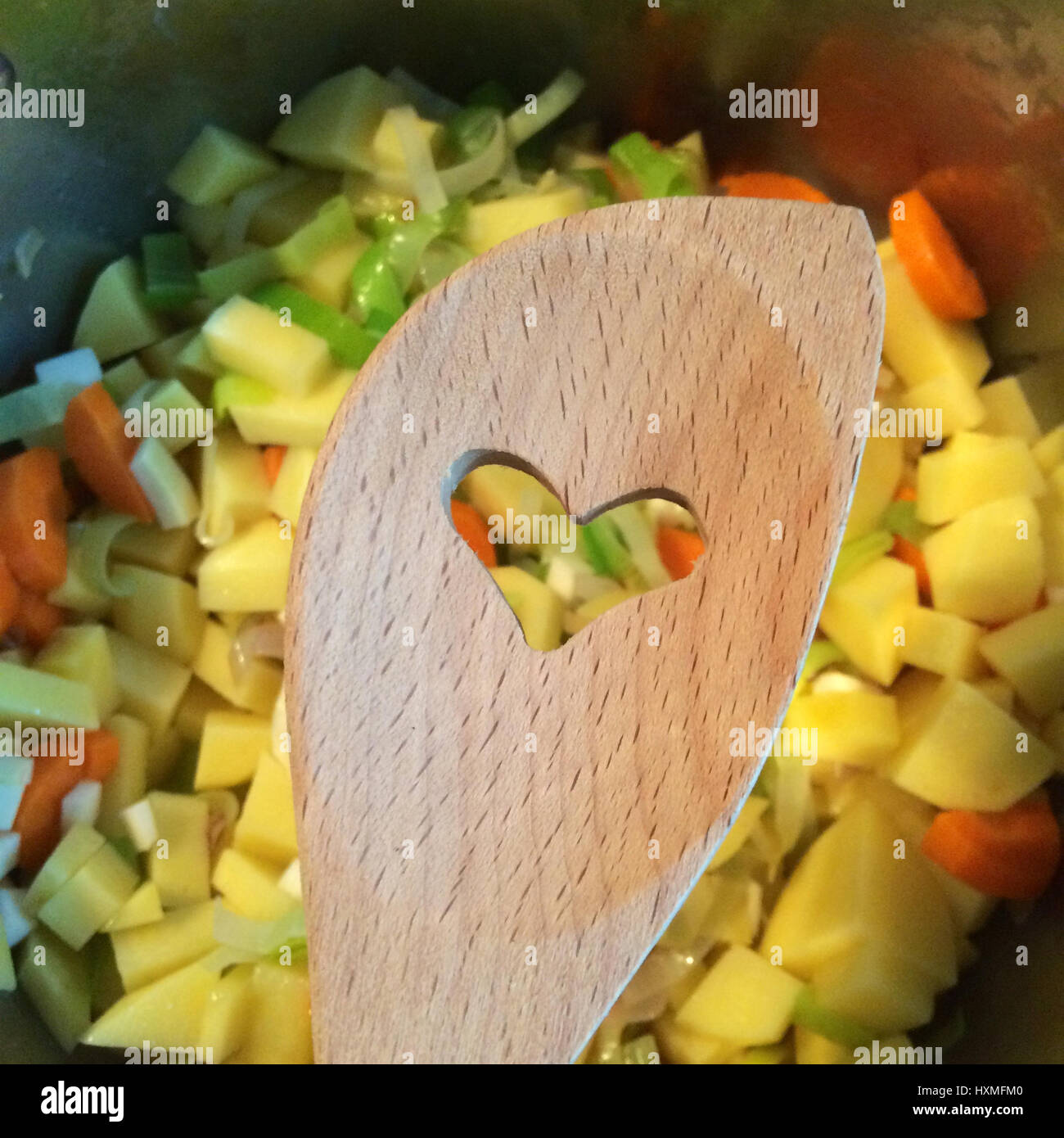 Love spoon wood hi-res stock photography and images - Alamy