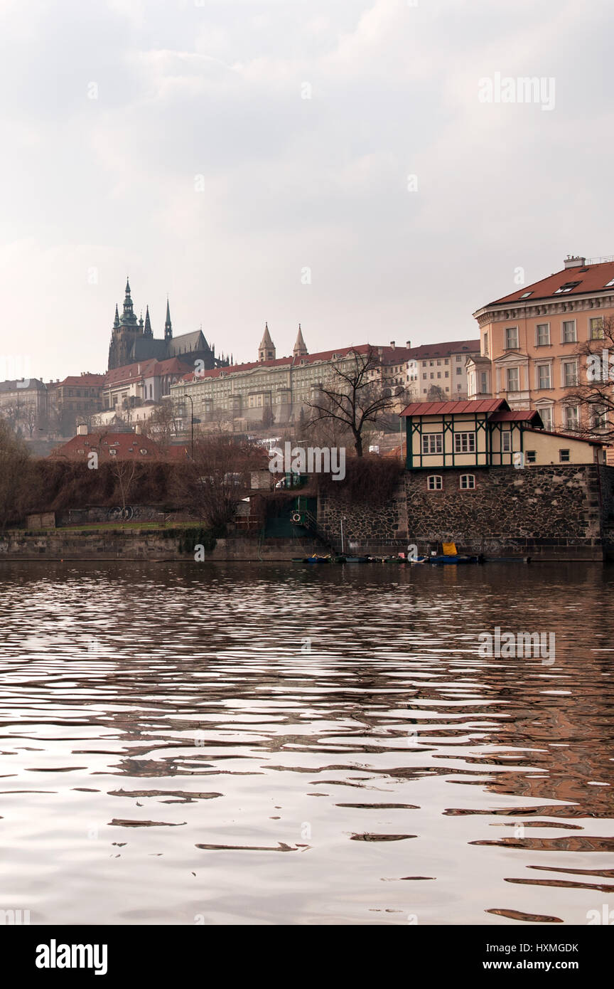 Prague castle prag czech republic charles bridge vltava river hi-res stock photography and ...