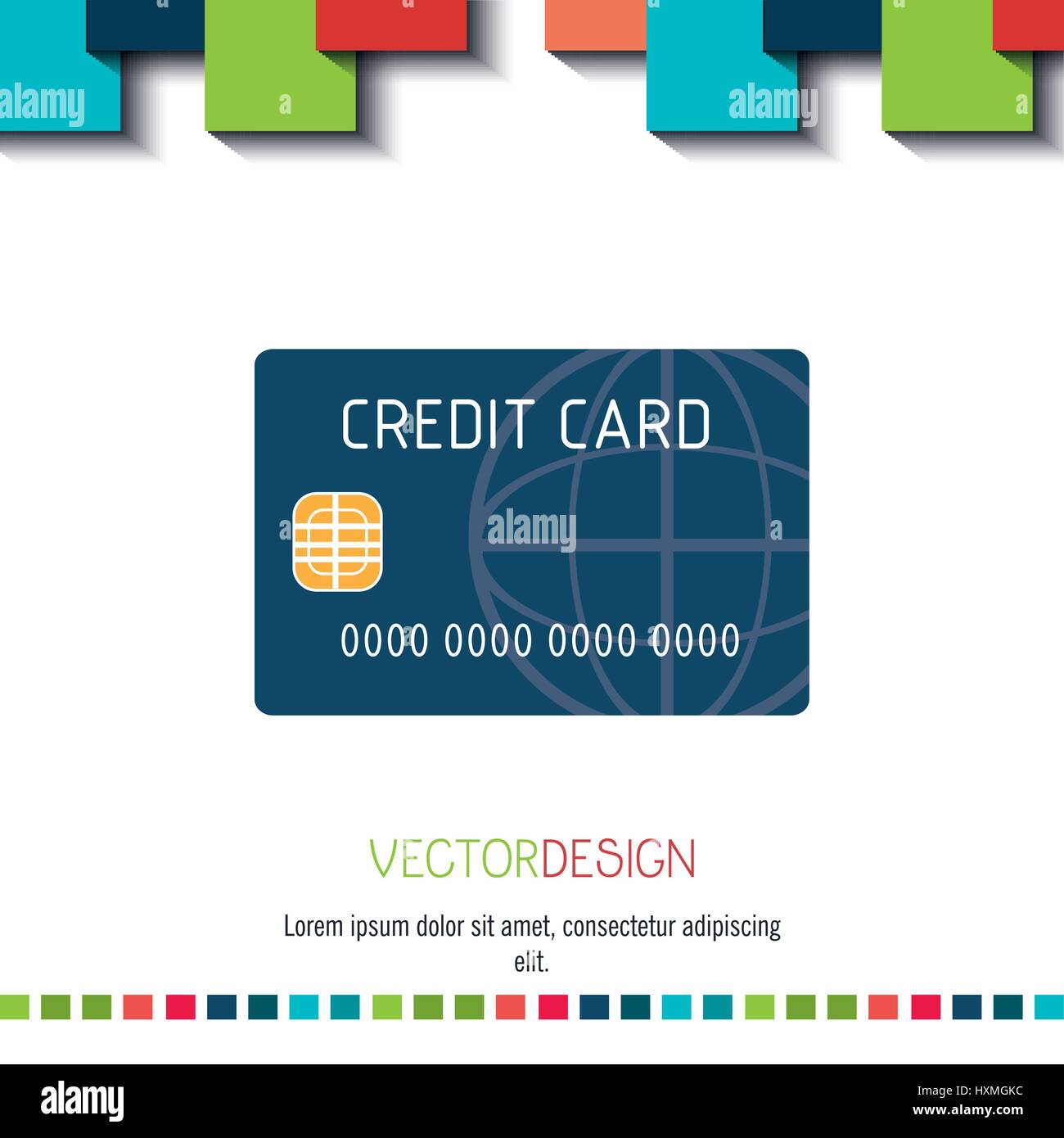 Credit card icon design Stock Vector Image & Art - Alamy