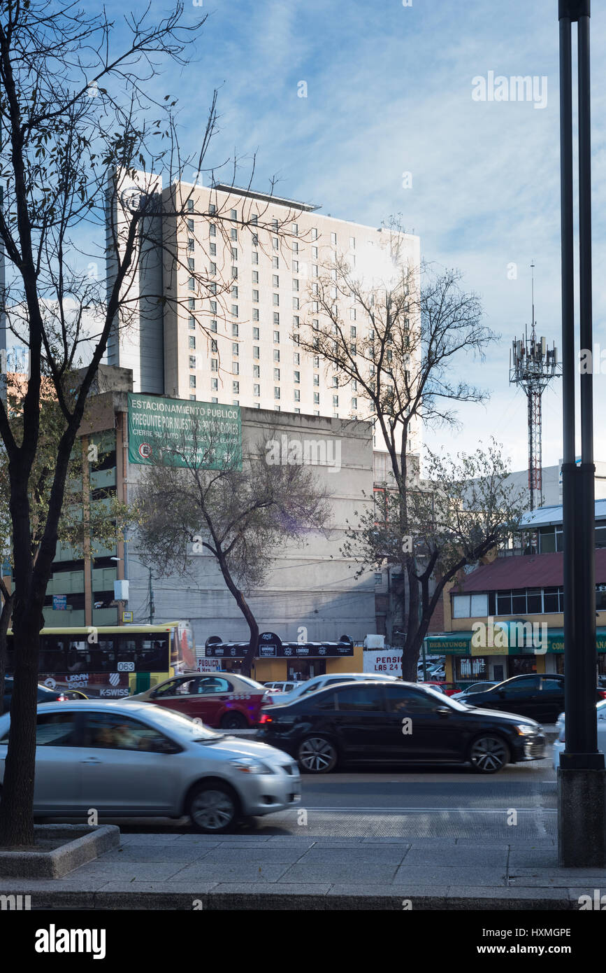Street view, Mexico City. December 2016 Stock Photo - Alamy