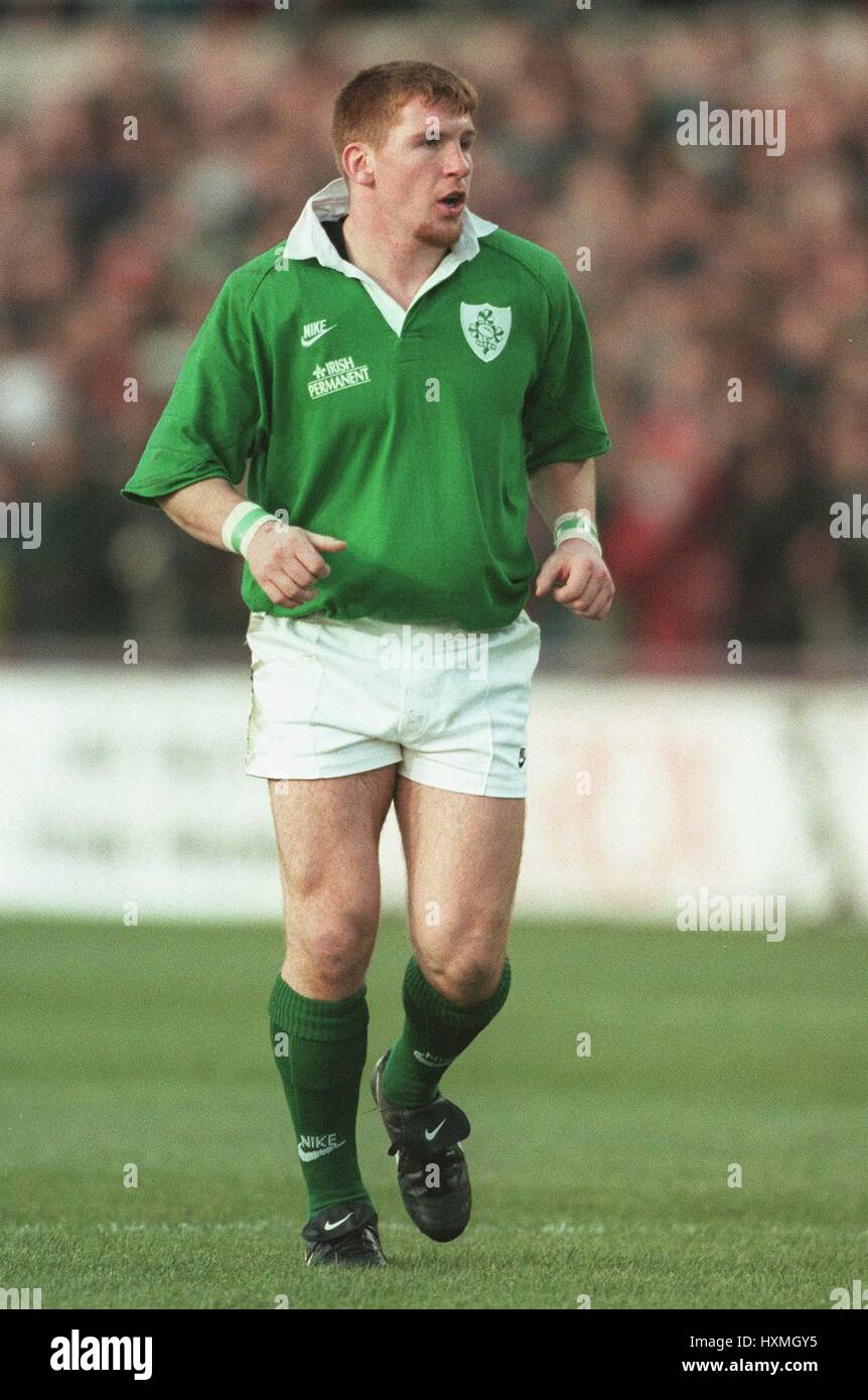 JONATHAN BELL IRELAND & NORTHAMPTON RU 29 November 1996 Stock Photo - Alamy