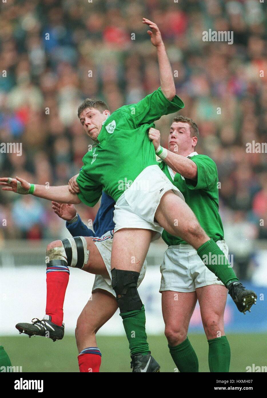 GABRIEL FULCHER VICTOR COSTELL FRANCE V IRELAND FIVE-NATIONS 19 ...