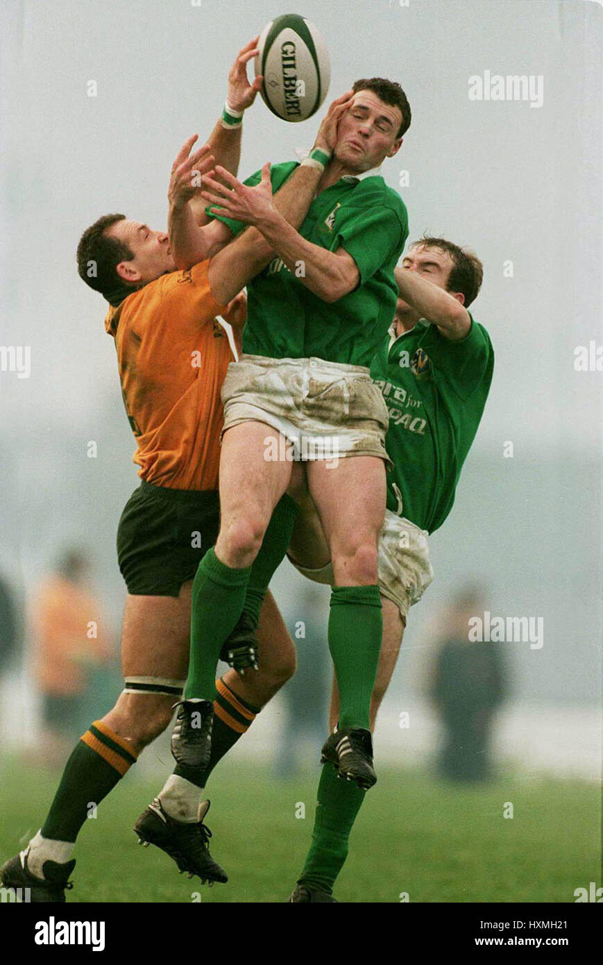 DAVID CAMPESE & NIGEL CAROLAN CONNACHT V AUSTRALIA 13 November 1996 ...