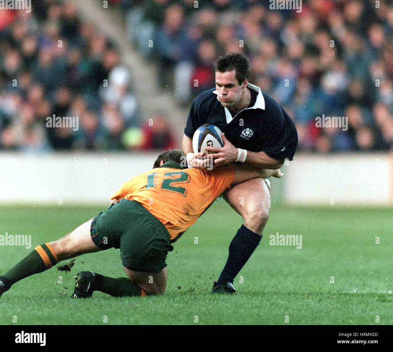 KENNY LOGAN & PAT HOWARD SCOTLAND V AUSTRALIA 16 November 1996 Stock ...