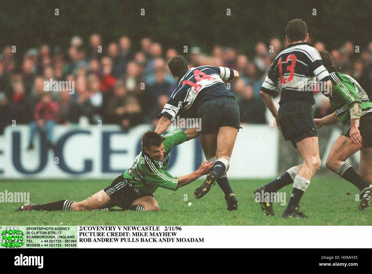 ROB ANDREW & ANDY MCADAM COVENTRY V NEWCASTLE RU 02 November 1996 Stock ...