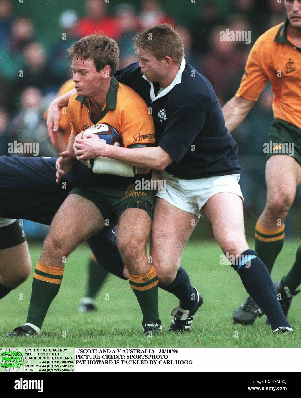 PAT HOWARD & CARL HOGG SCOTLAND A V AUSTRALIA RU 31 October 1996 Stock ...
