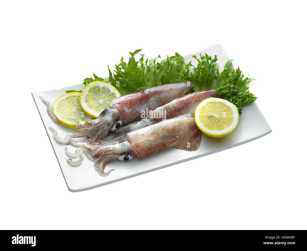 Fresh Meat & Seafood Stock Photo - Alamy