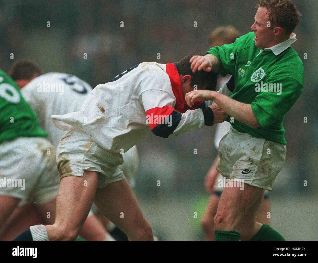 GRAYSON & HOGAN FIGHT IT OUT ENGLAND V IRELAND FIVE-NATIONS 11 April ...