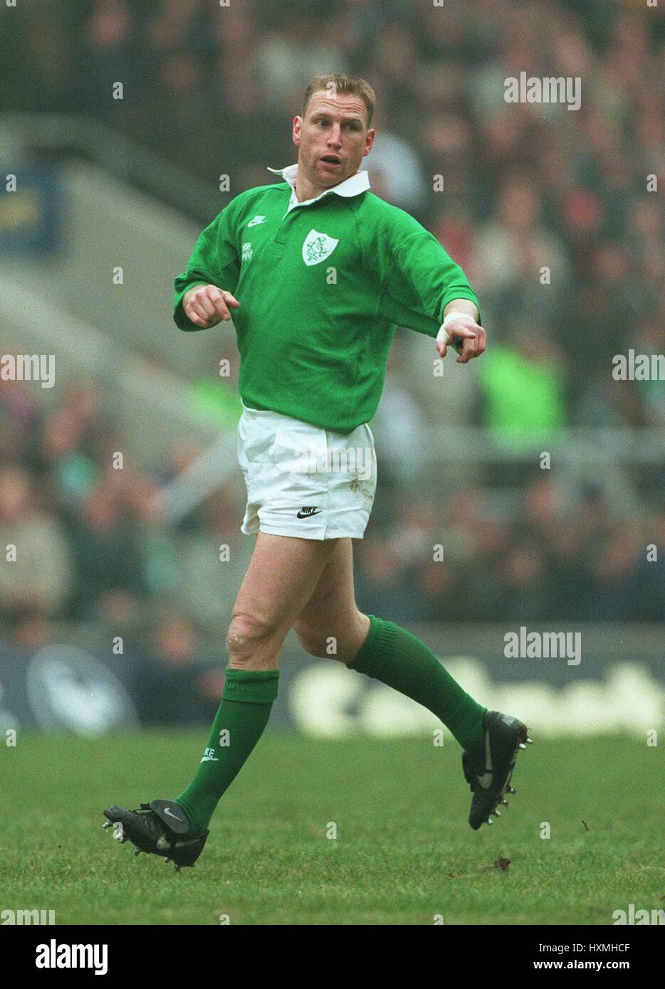 MAURICE FIELD IRELAND & MALONE RU 11 April 1996 Stock Photo - Alamy