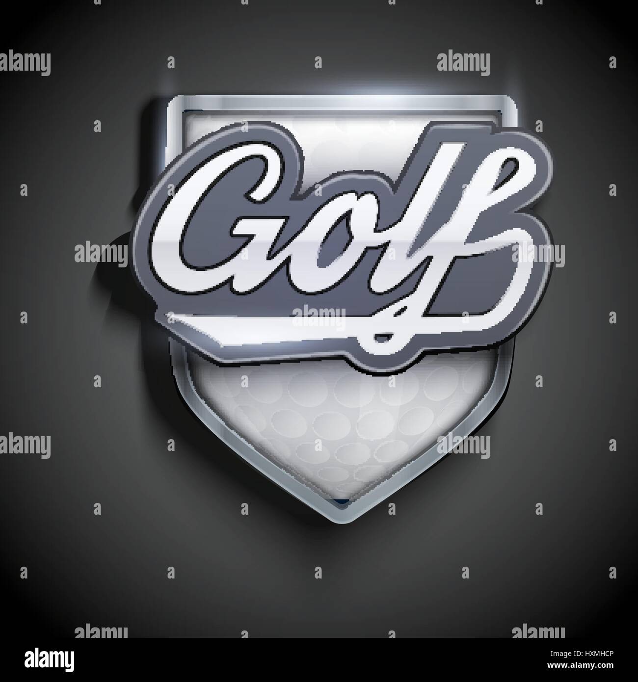 Golf badge Stock Vector Images - Alamy