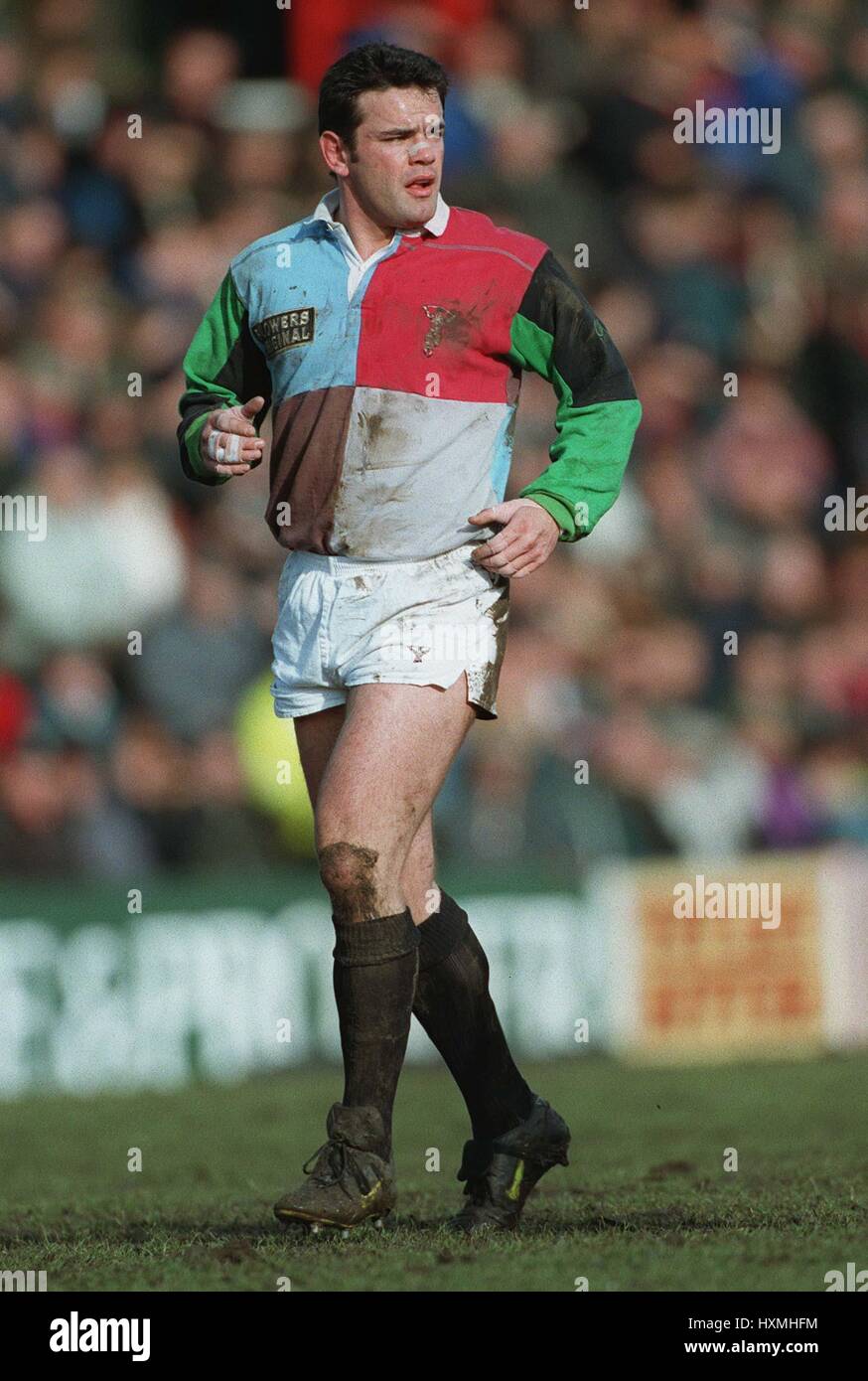 WILL CARLING HARLEQUINS RU 26 February 1996 Stock Photo - Alamy
