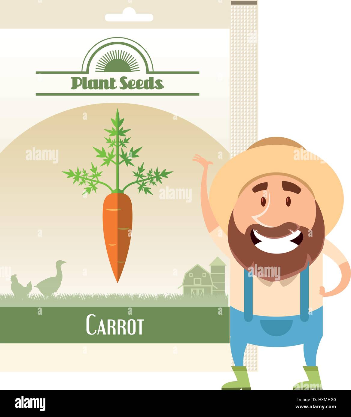 Pack of Carrot seeds icon Stock Vector Image & Art - Alamy