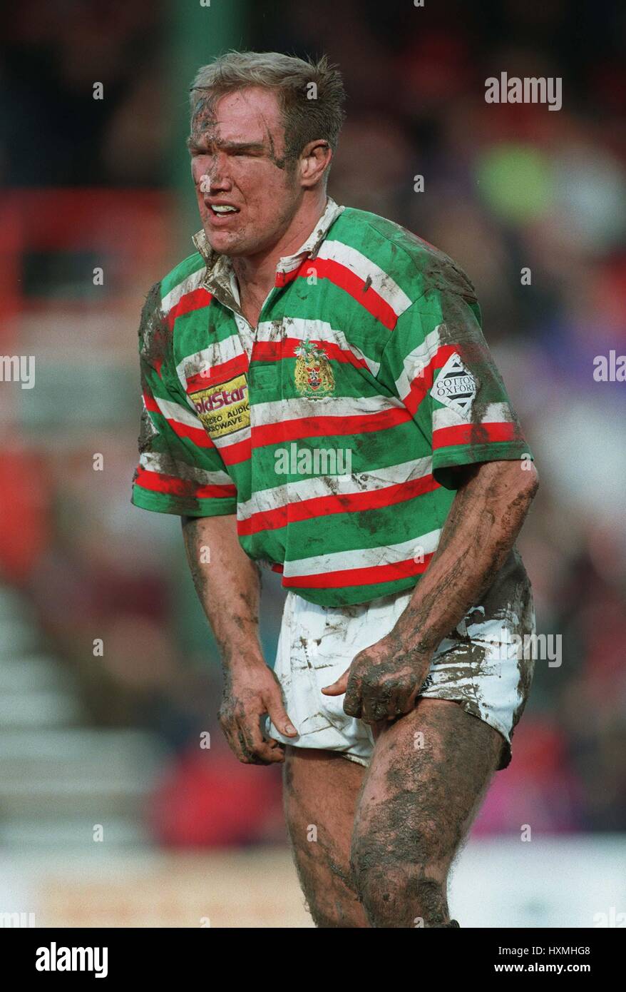 NEIL BACK LEICESTER RU 26 February 1996 Stock Photo - Alamy