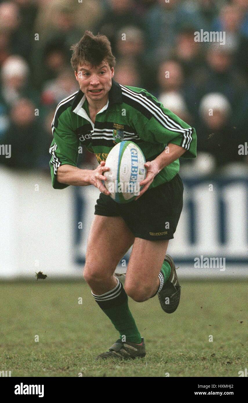 ROB ANDREW NEWCASTLE RFC 10 February 1996 Stock Photo - Alamy