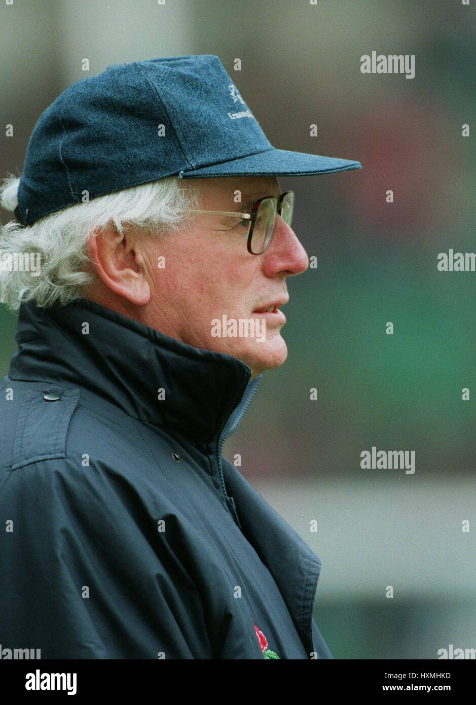 JACK ROWELL ENGLAND RUGBY UNION MANAGER 05 February 1996 Stock Photo ...