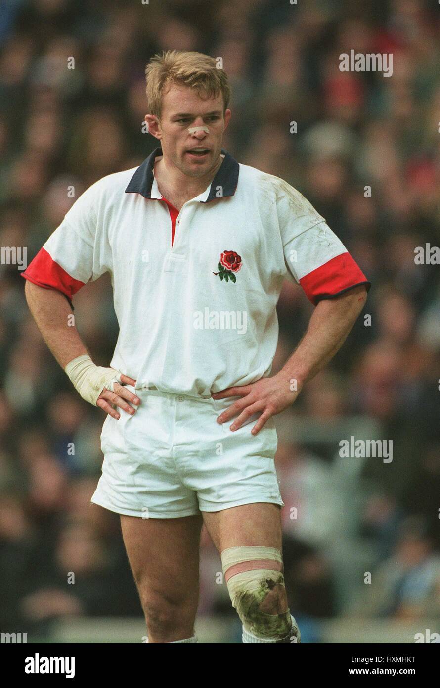 TIM RODBER ENGLAND & NORTHAMPTON RU 05 February 1996 Stock Photo - Alamy