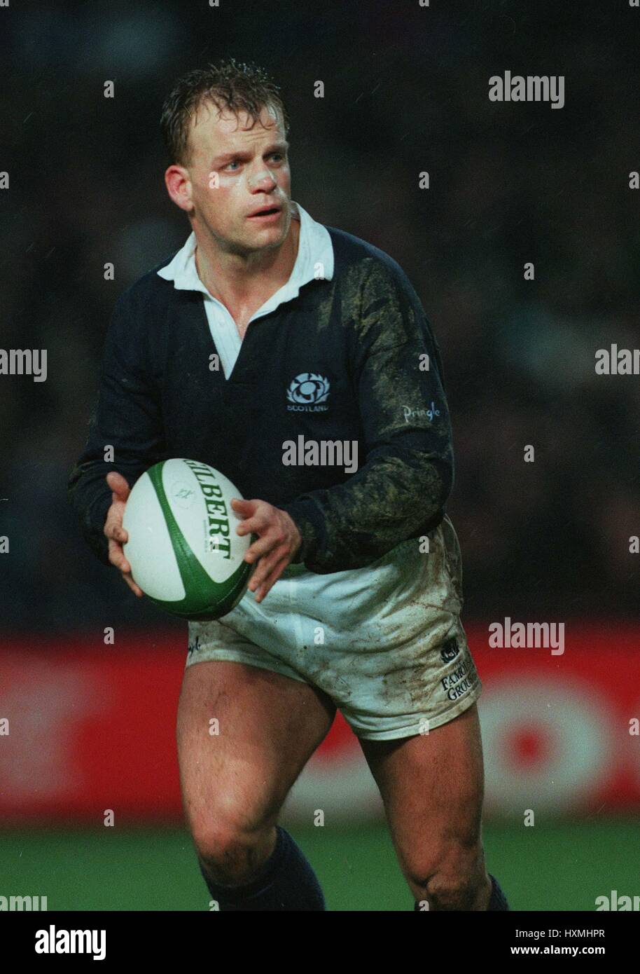 ROWEN SHEPHERD SCOTLAND & EDINBURGH ACADEMY 22 January 1996 Stock Photo ...