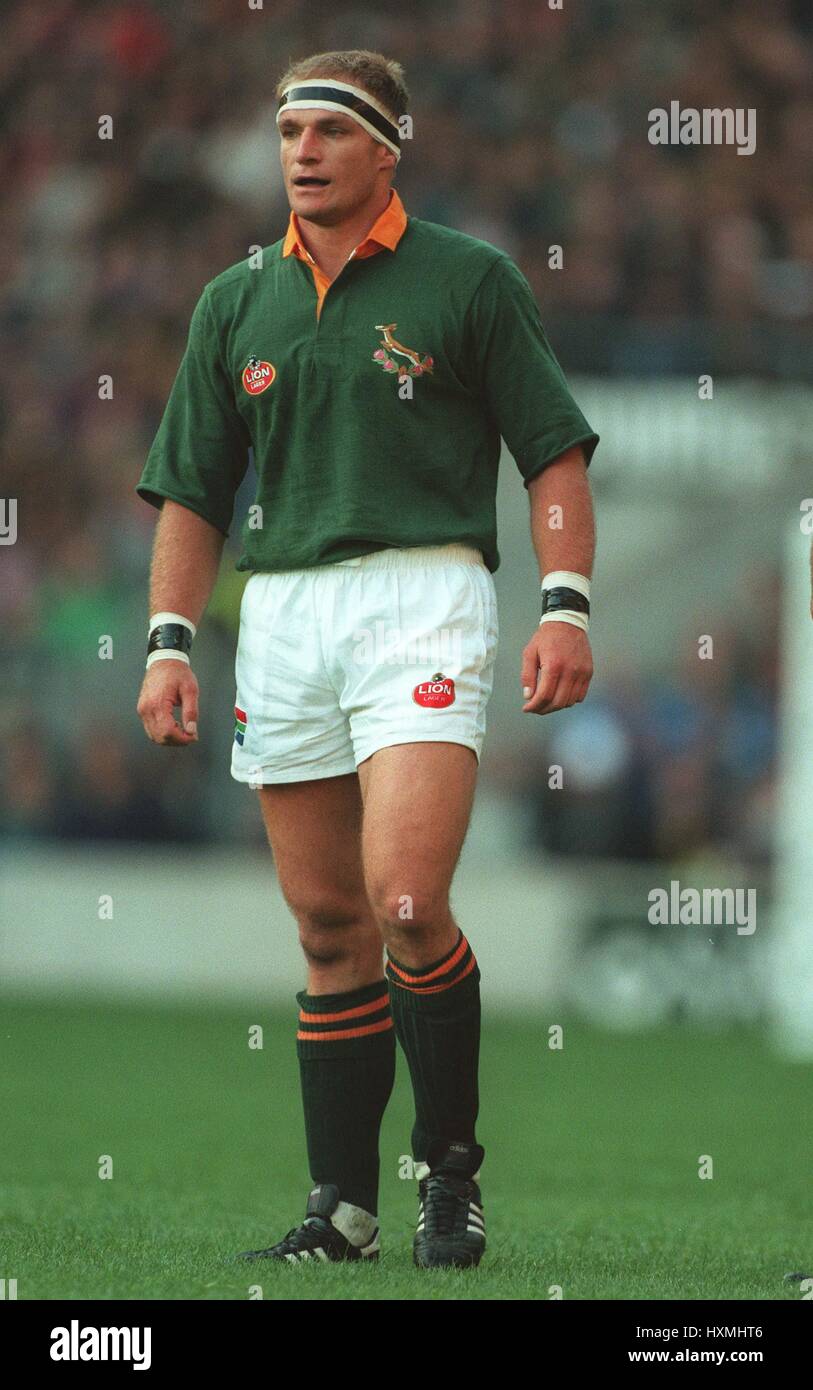 FRANCOIS PIENAAR SOUTH AFRICA RU 08 January 1996 Stock Photo - Alamy