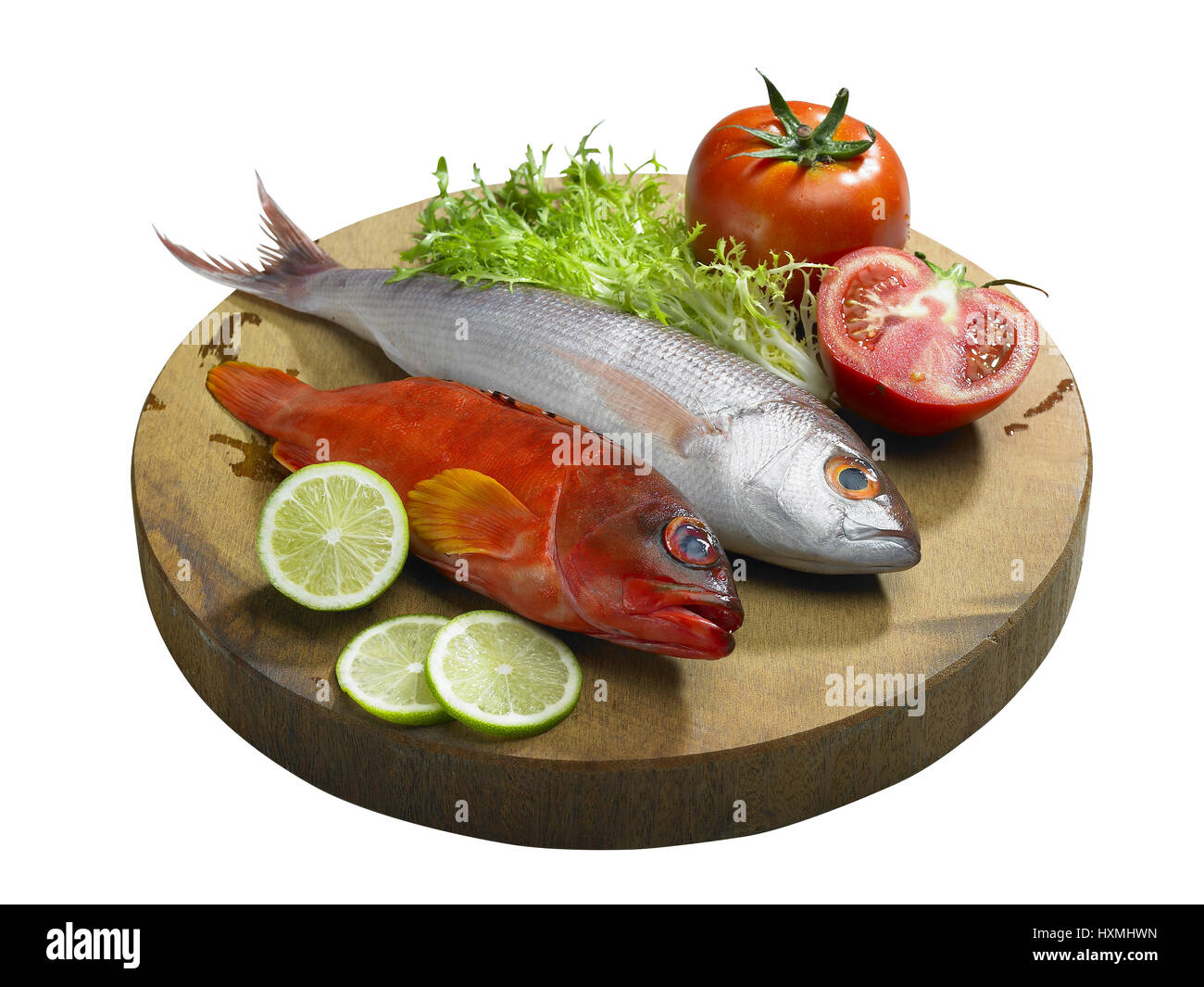 Fresh Meat & Seafood Stock Photo - Alamy