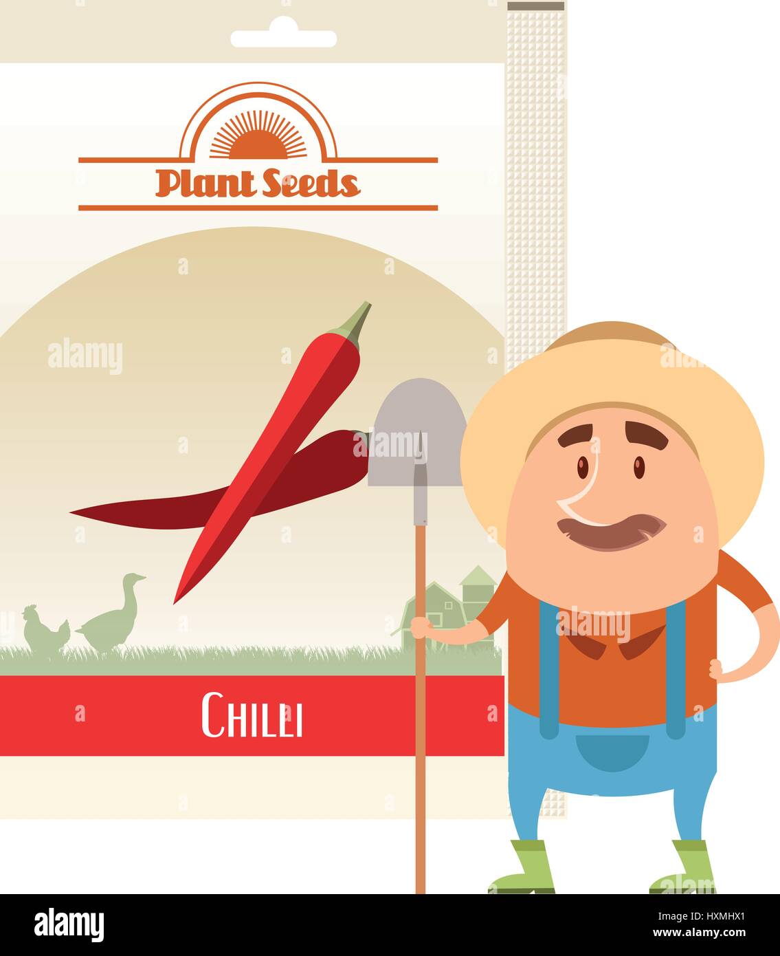 Pack of Chilli seeds icon Stock Vector Image & Art - Alamy