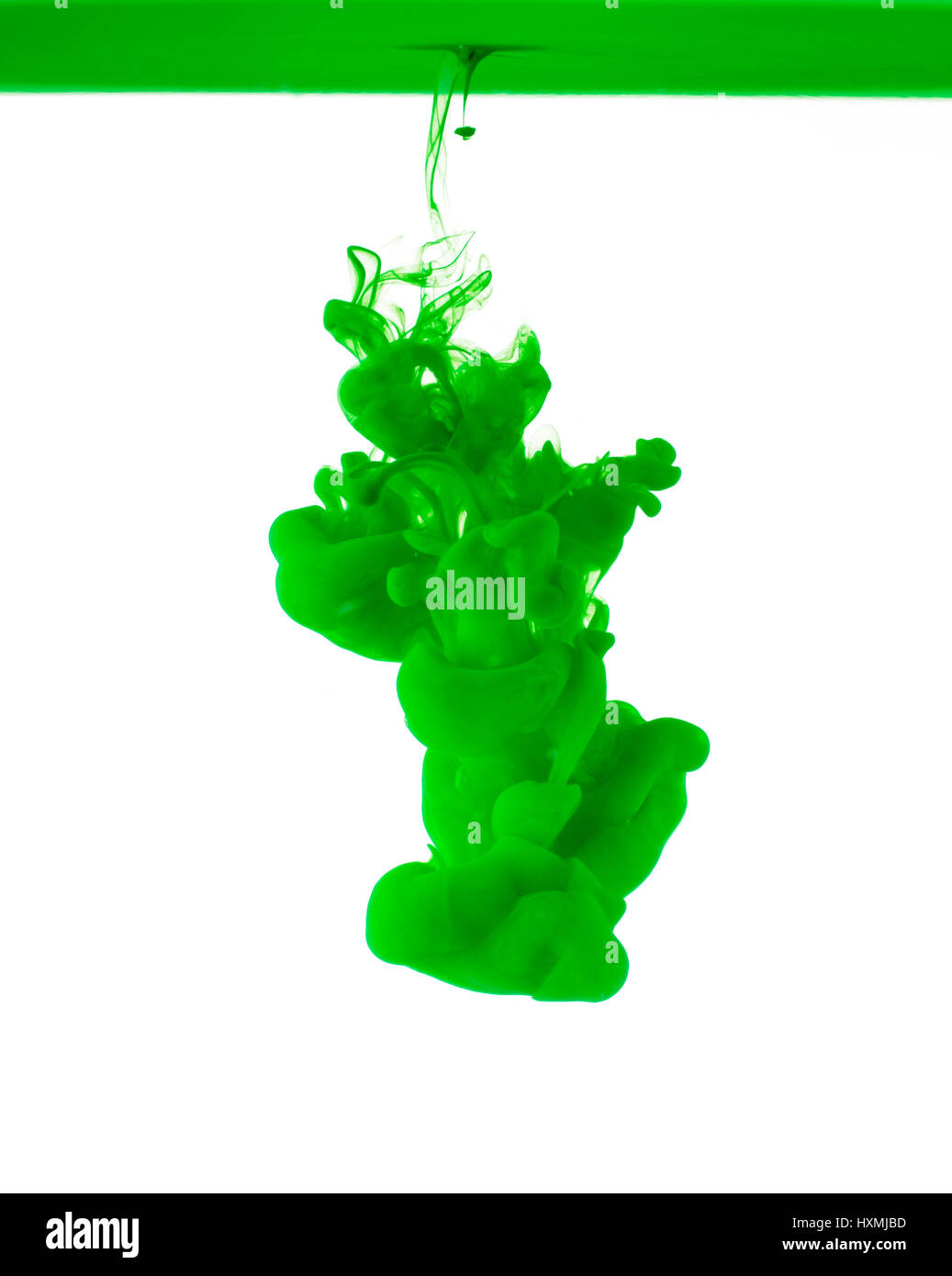 Ink with movement in water Stock Photo - Alamy