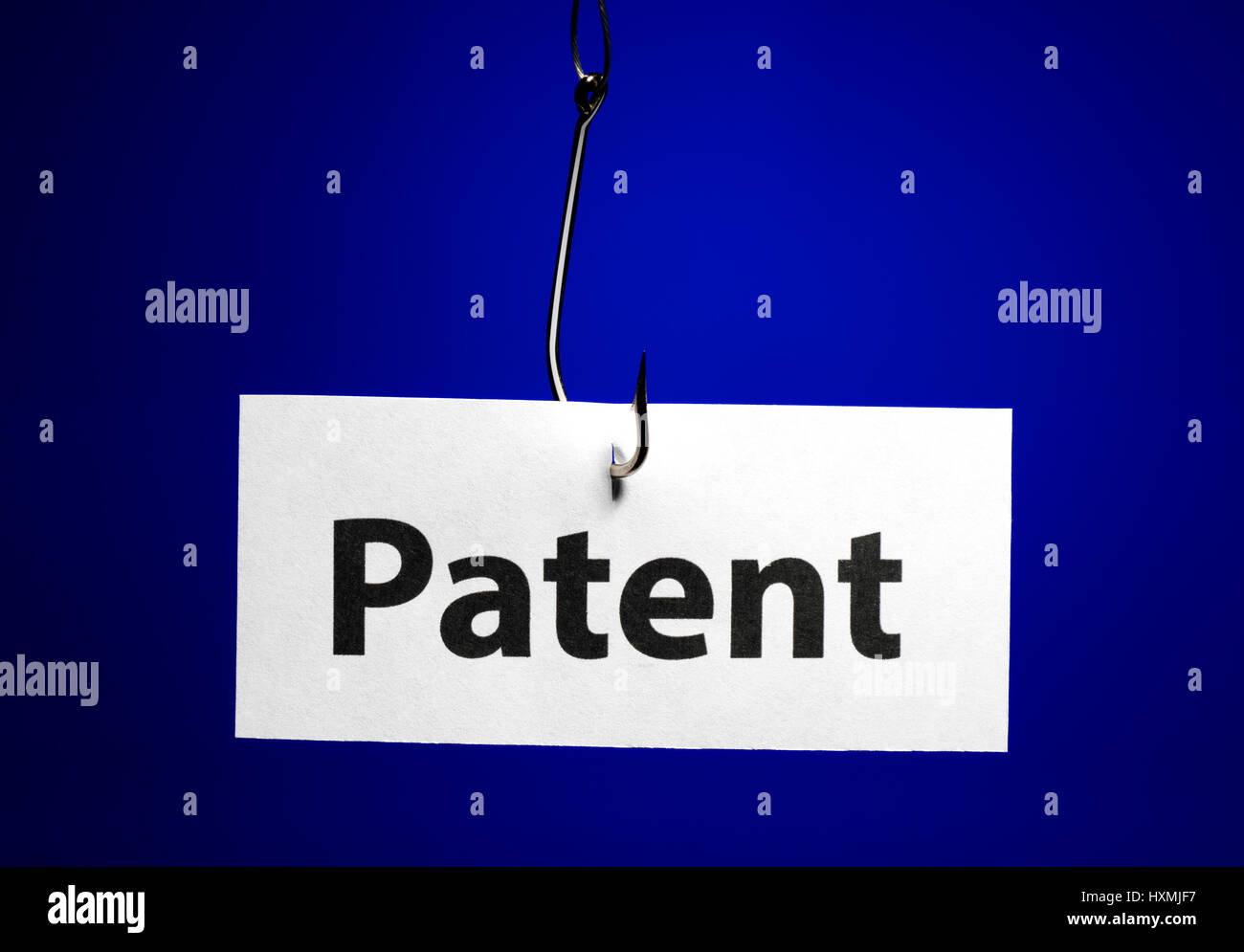 Patent text on a blue background Stock Photo - Alamy