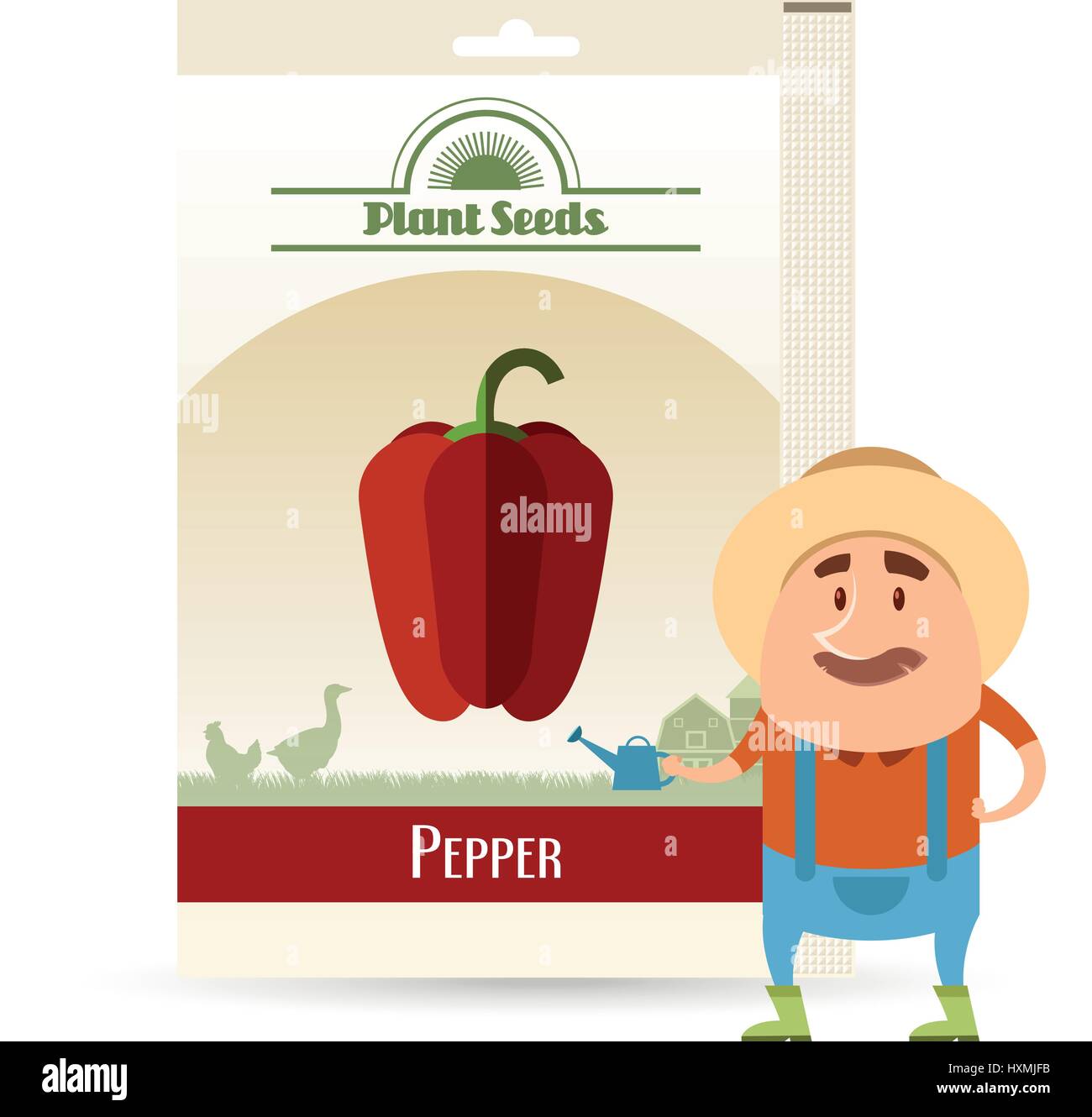 Pack of Pepper seeds icon Stock Vector Image & Art - Alamy