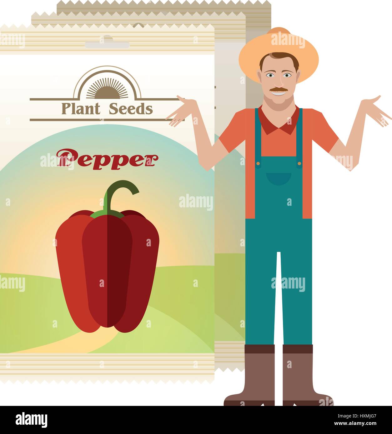 Pack of Pepper seeds icon Stock Vector Image & Art - Alamy