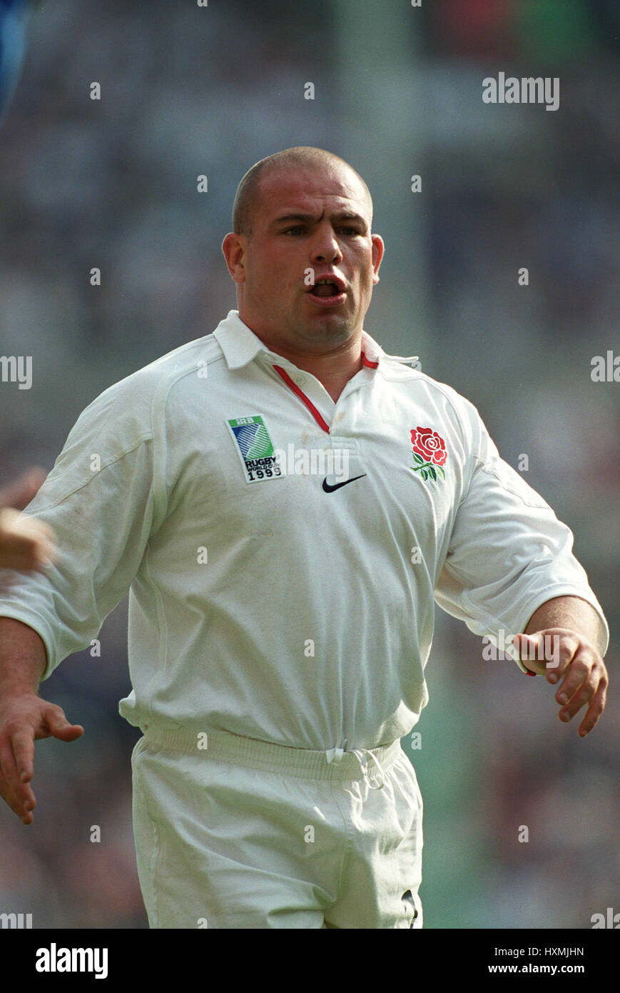 RICHARD COCKERILL ENGLAND & LEICESTER RU 15 October 1999 Stock Photo ...
