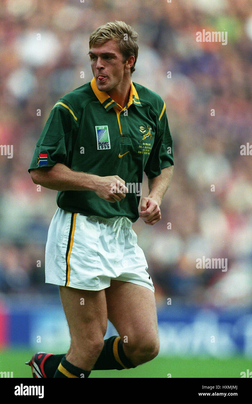 PERCY MONTGOMERY SOUTH AFRICA RU 30 October 1999 Stock Photo - Alamy