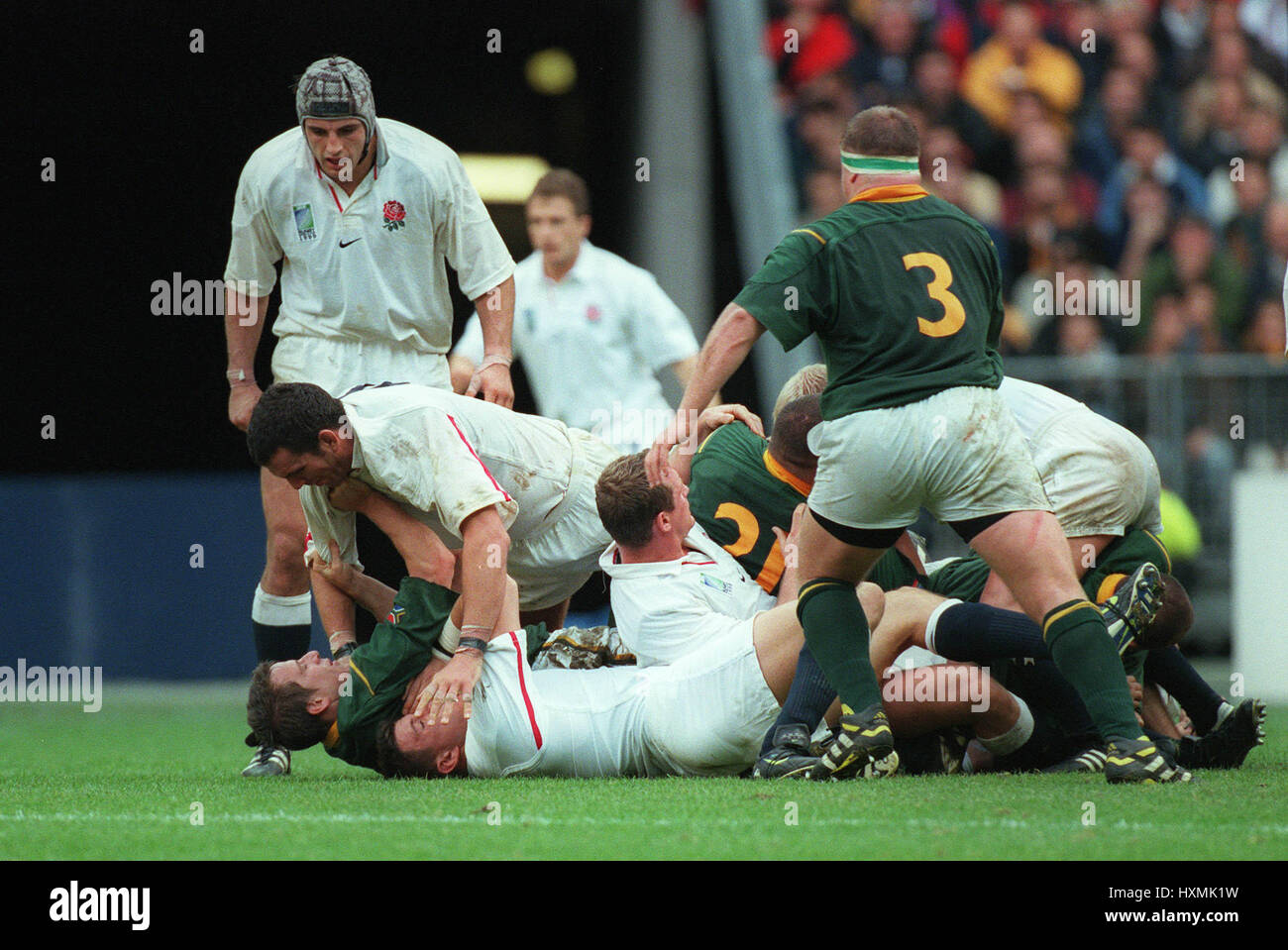 MARTIN JOHNSON & ROBBIE FLECK SOUTH AFRICA V ENGLAND 24 October 1999 ...